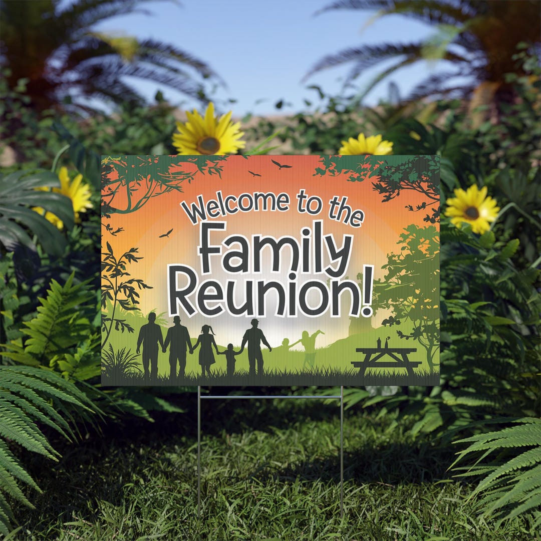 Family Reunion Lawn Sign - Etsy