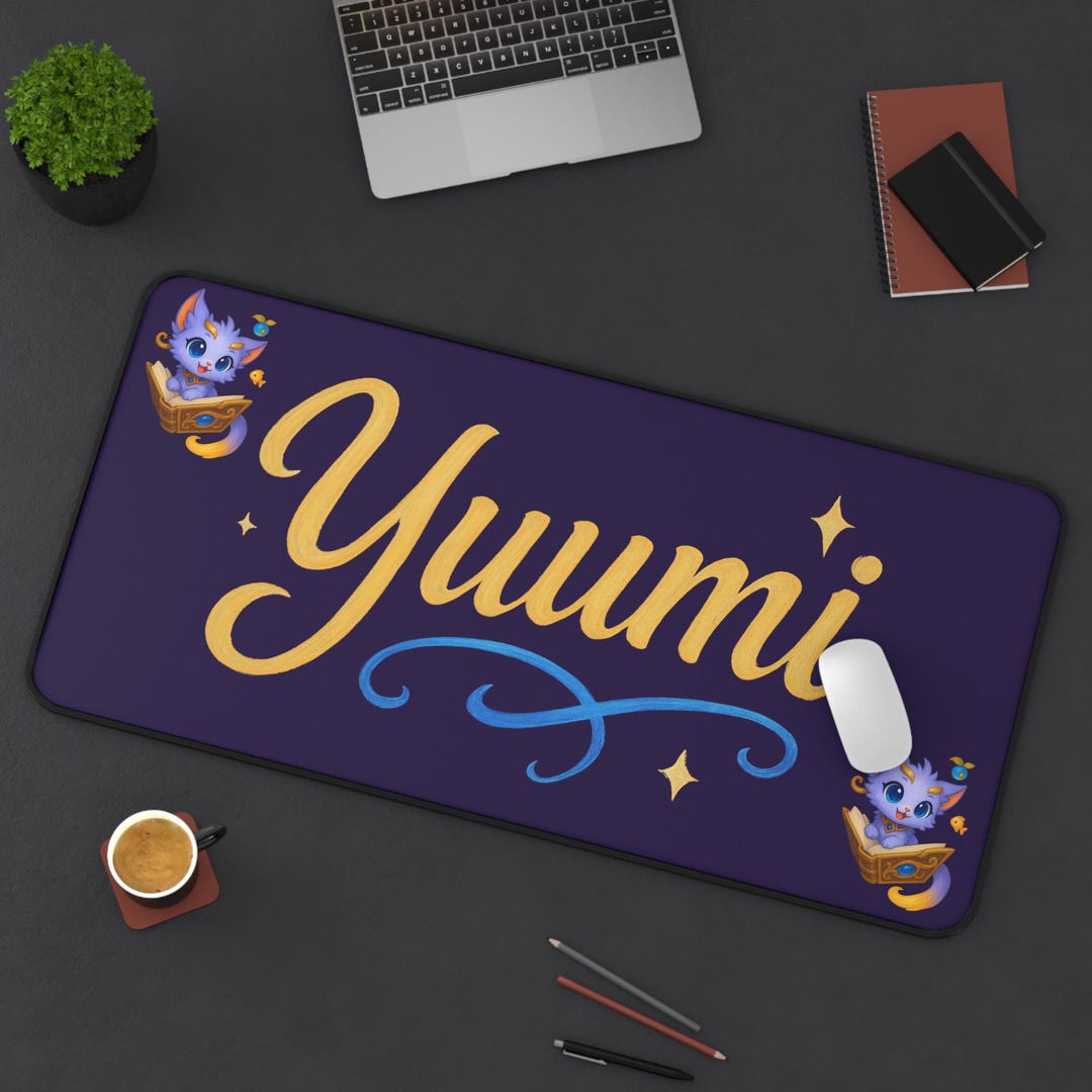 Yuumi League of Legends Desk Mat: Gaming Mouse Pad, Cat Lover Gift - Etsy