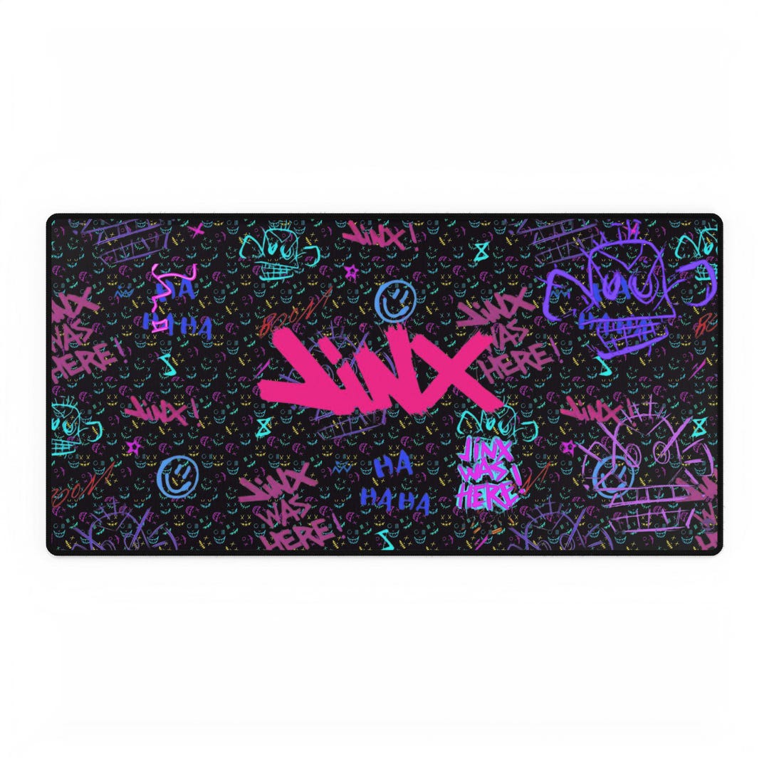 Jinx Mouse Pad, Arcane Jinx, League of Legends Jinx Mouse Pad - Etsy