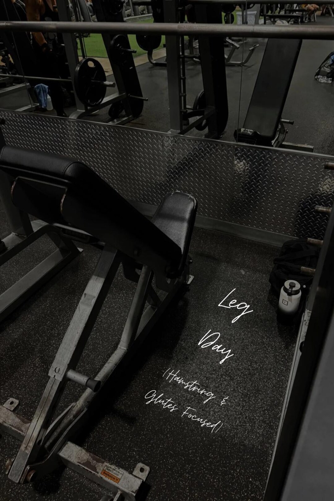 Leg Day Hamstring and Glutes Focused Digital Gym Workout Plan: Strength ...