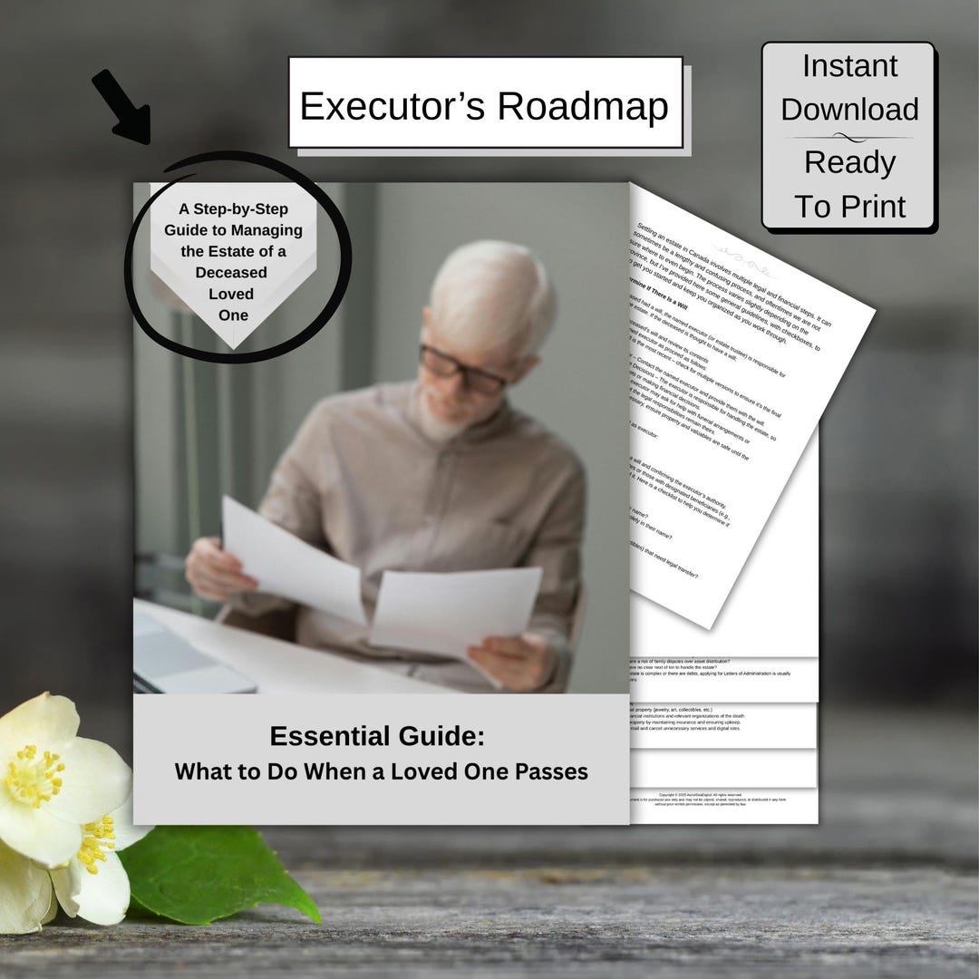 Estate Settlement Checklist & Guide for Canadians | Probate and Will ...