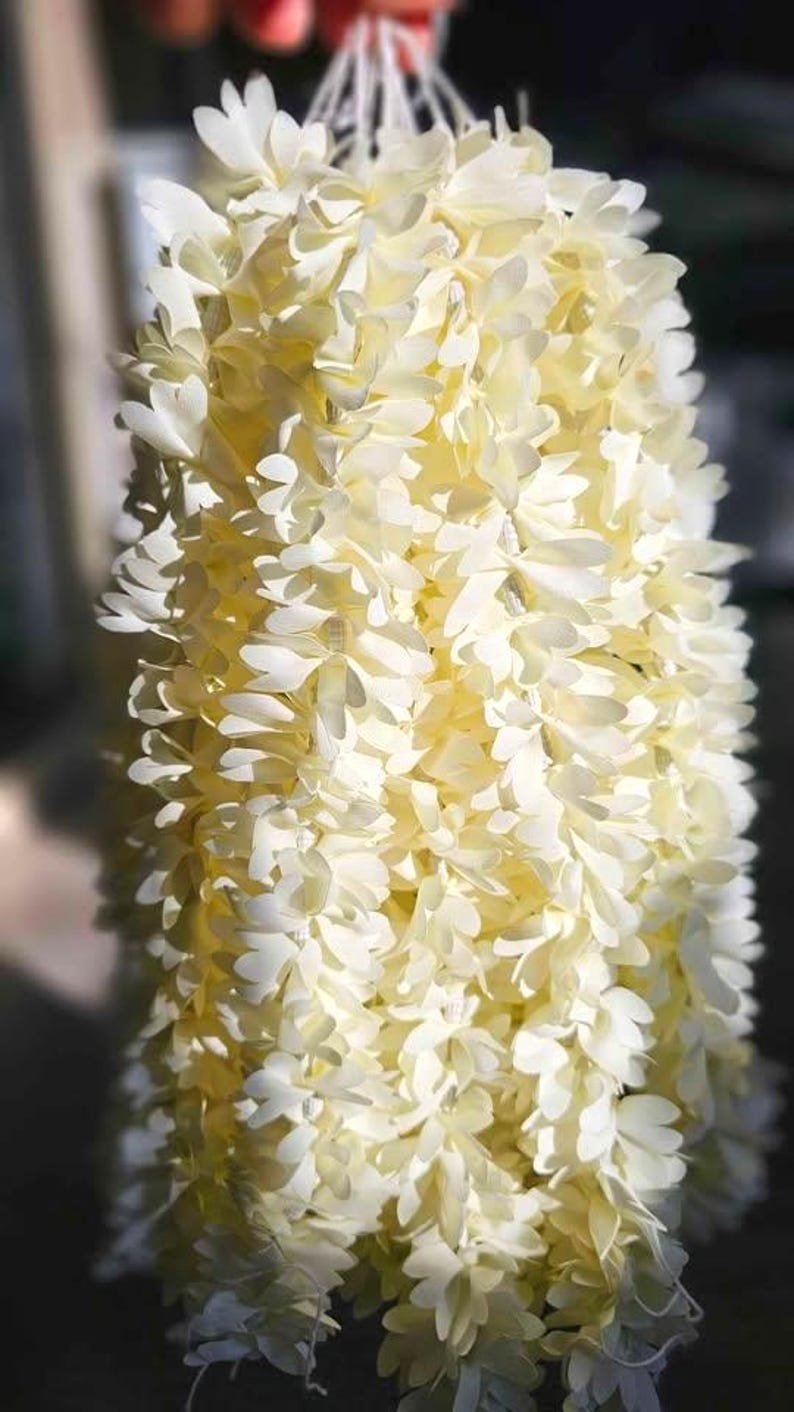 6+ Pack Mogra Gajra for Hair Indian Bun, Fabric Jasmine Flowers for ...