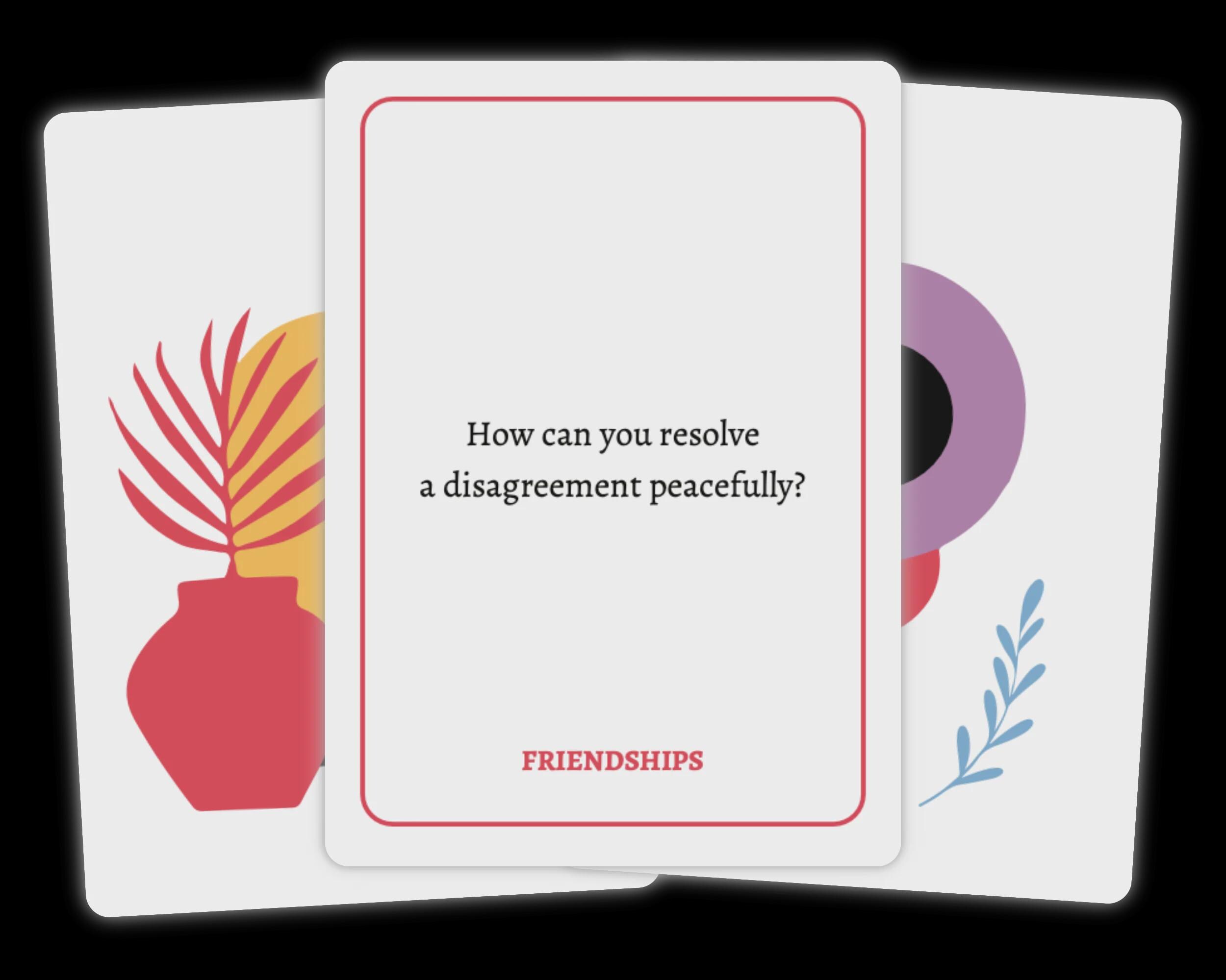 SEL Conversation Cards | 52 Prompt Questions for Social Emotional ...