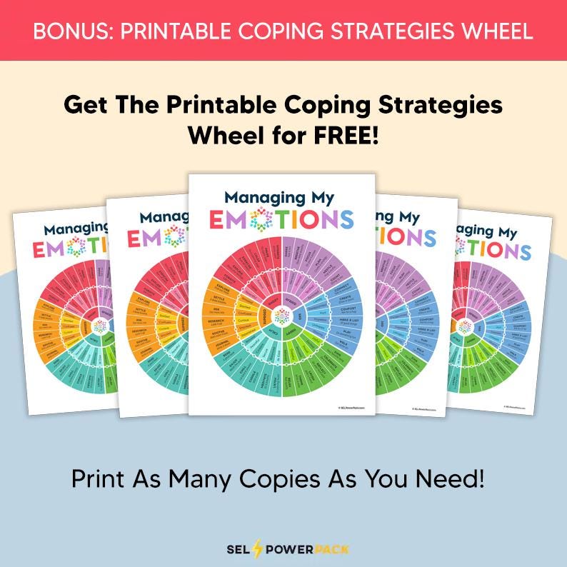 Managing My Emotions Worksheets – SEL for Kids, Emotional Awareness ...