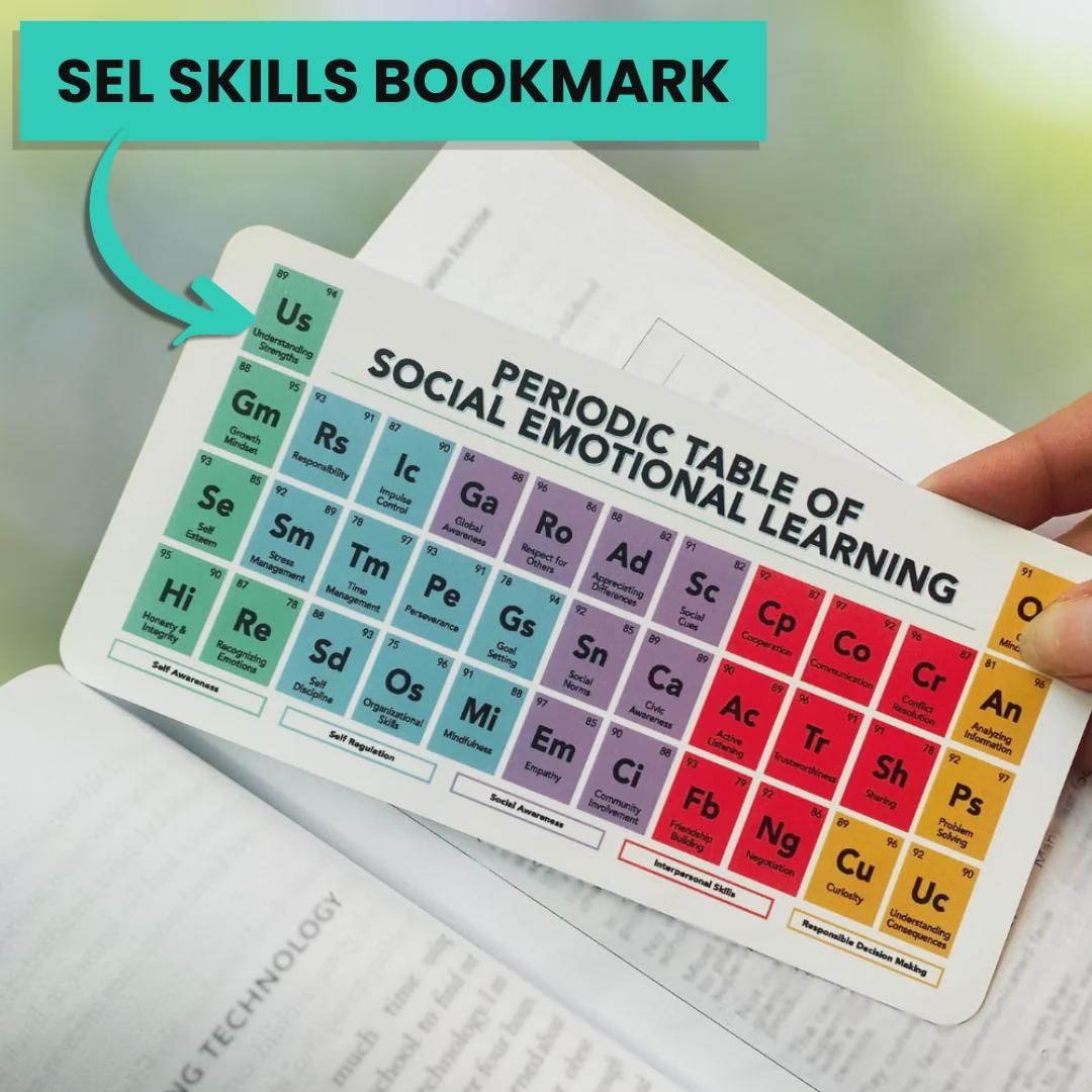 Periodic Table of SEL Bookmark - SEL Skills Chart, Emotional Learning ...