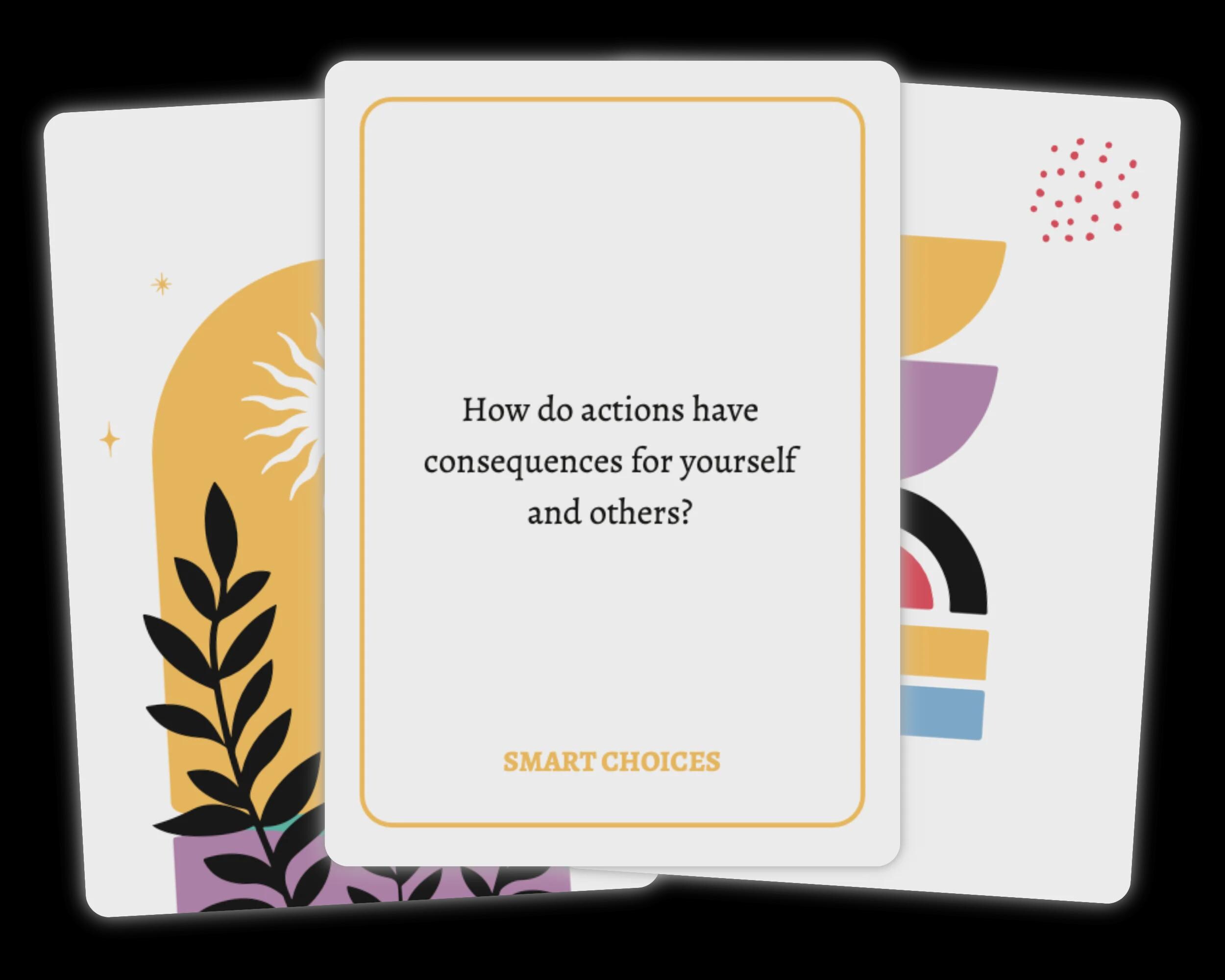 SEL Conversation Cards | 52 Prompt Questions for Social Emotional ...