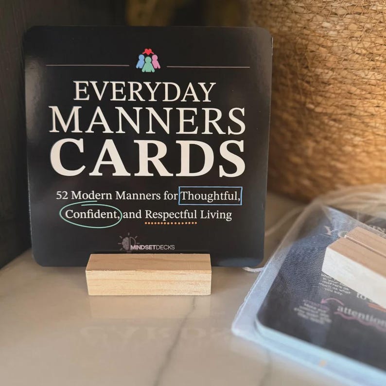 Everyday Manners Cards – SEL Teaching Aid, Classroom Discussion Cards ...