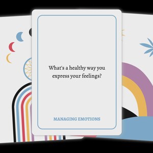 SEL Conversation Cards | 52 Prompt Questions for Social Emotional ...