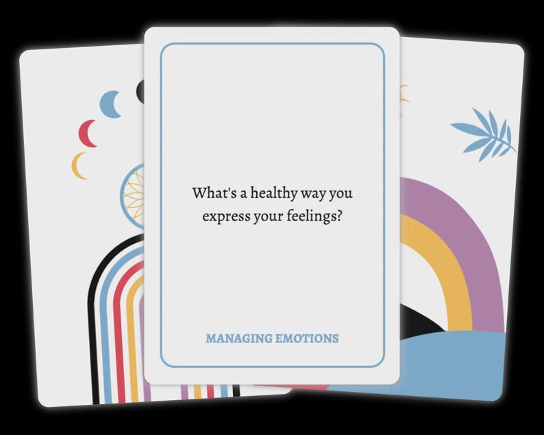 SEL Conversation Cards | 52 Prompt Questions for Social Emotional ...