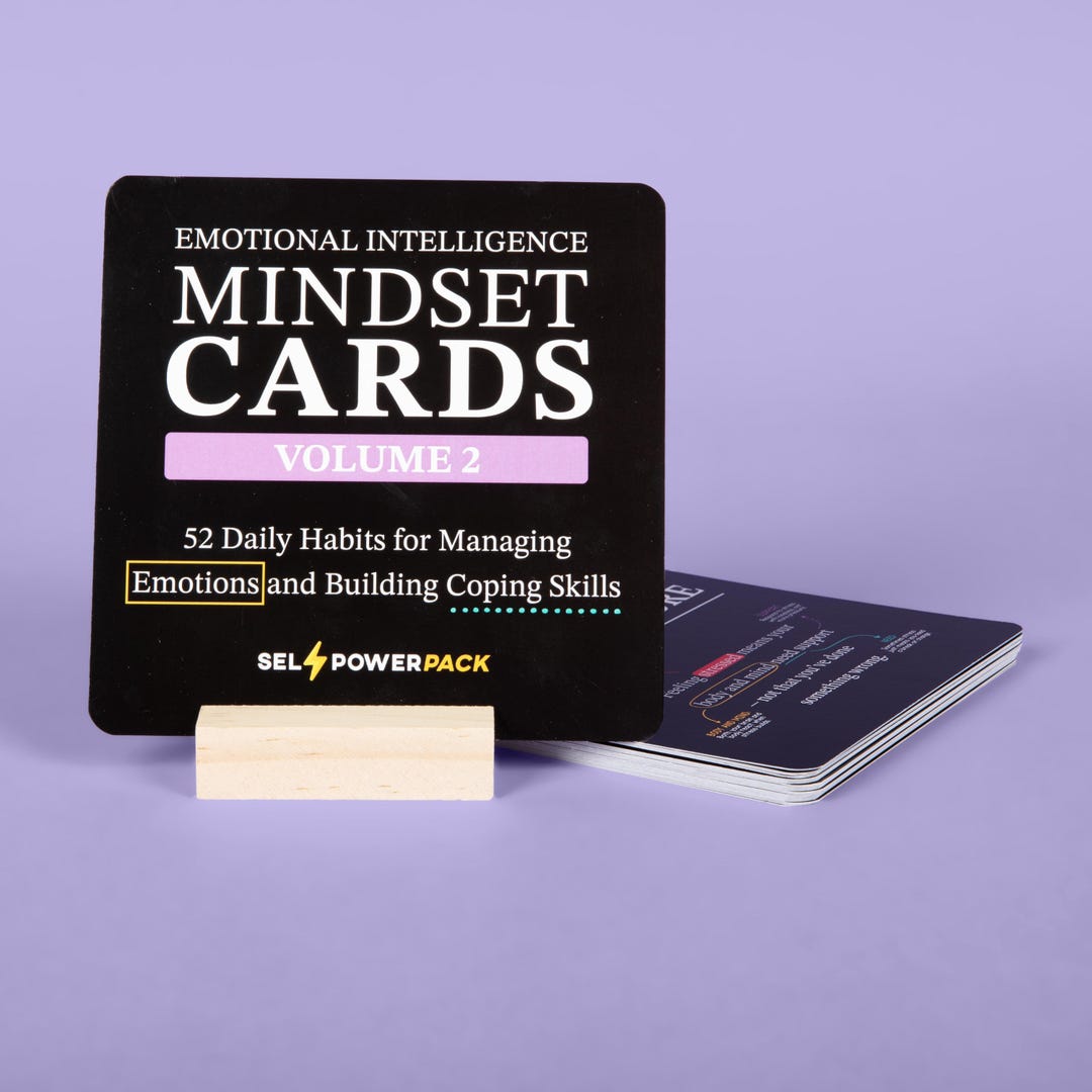 Emotional Strength Mindset Cards – SEL Teaching Aid, Classroom ...