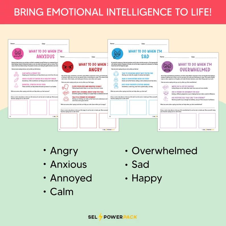 Feelings Thermometer Worksheets – SEL Tool for Kids (printable) - Etsy