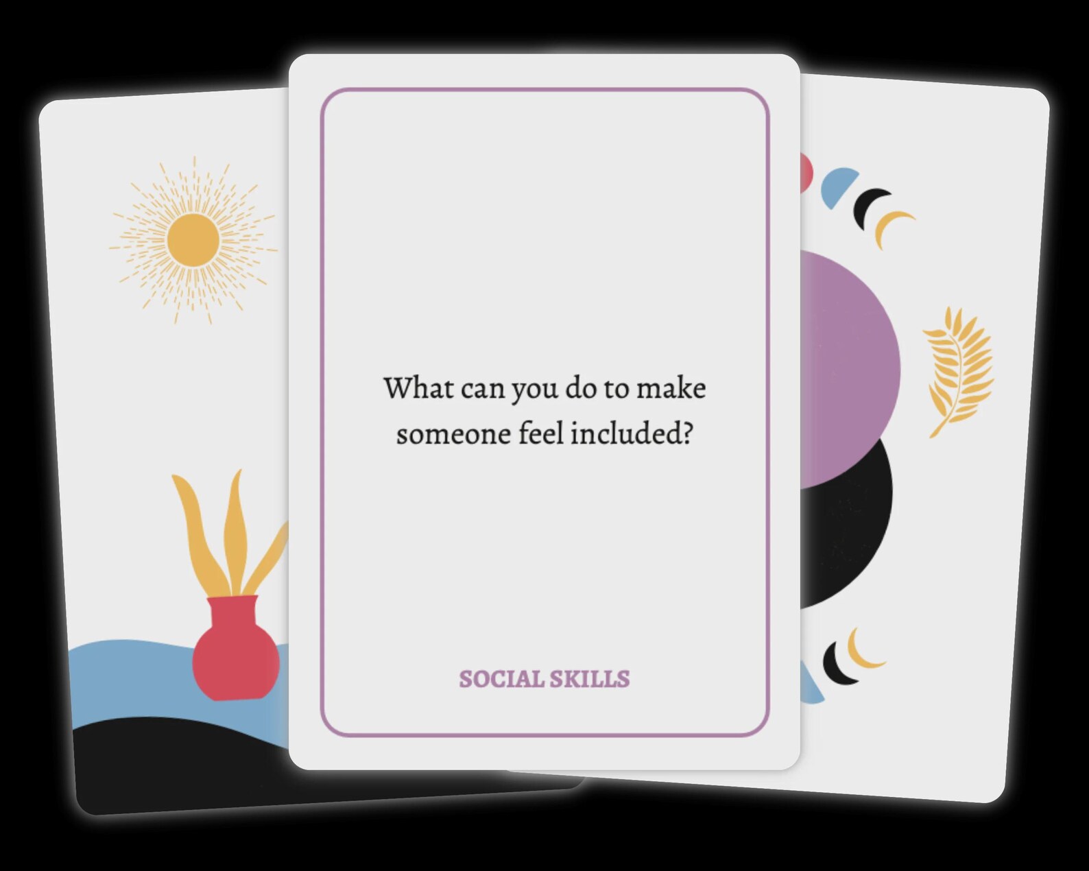 SEL Conversation Cards | 52 Prompt Questions for Social Emotional ...