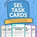 SEL Task Cards –52 Printable Social Emotional Learning Scenarios for ...