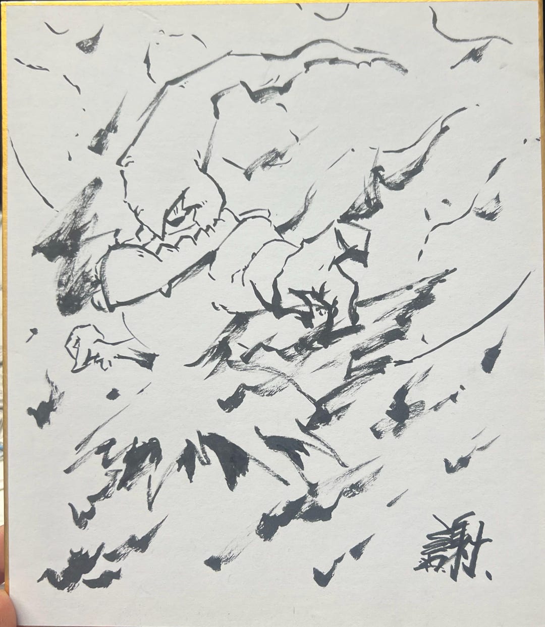 Premium Sumi Ink on Shikishi Board - Etsy