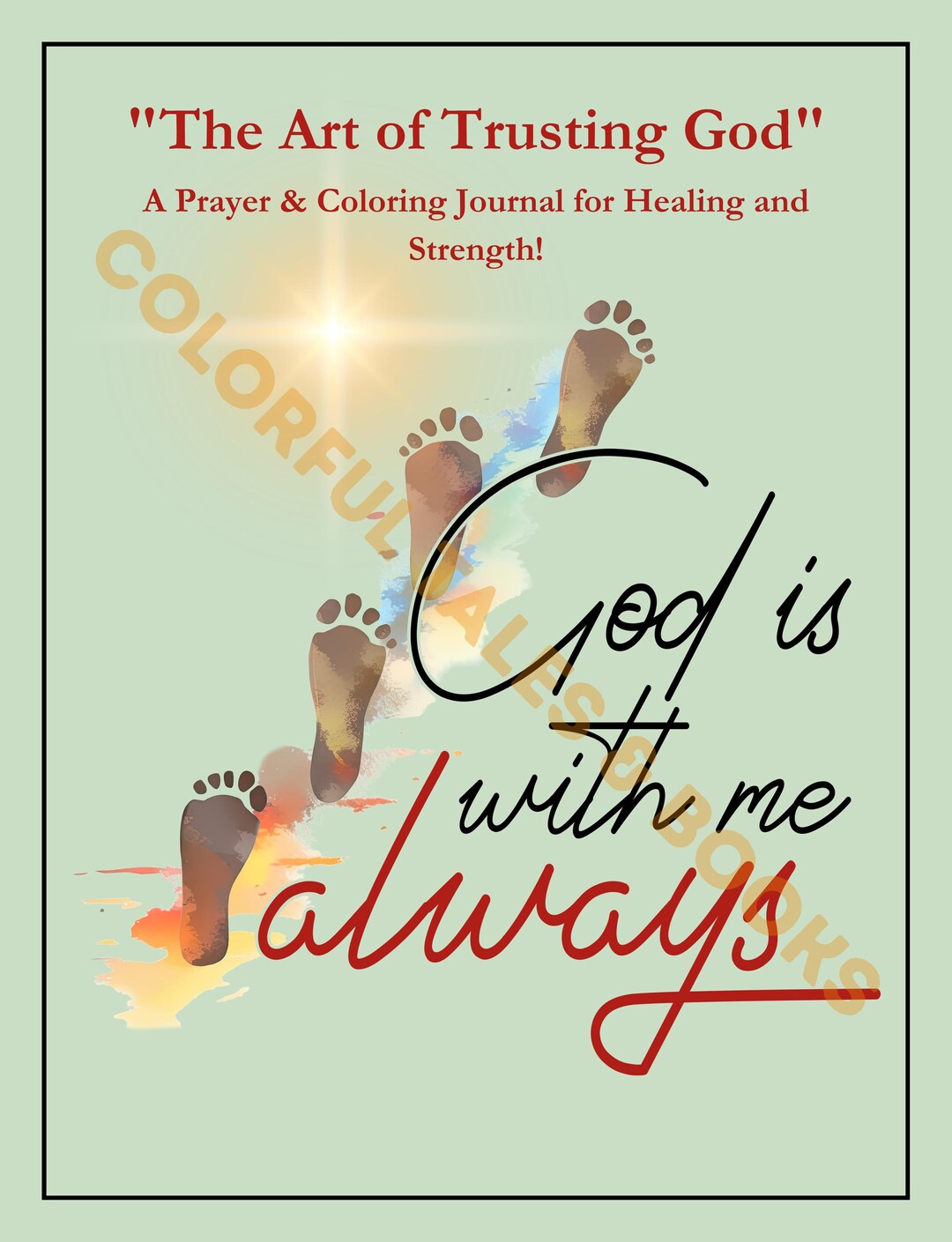 Christian Prayer & Coloring Journal: Scripture Prompts, Faith-based ...