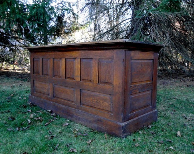 Antique Oak Store Counter - Etsy