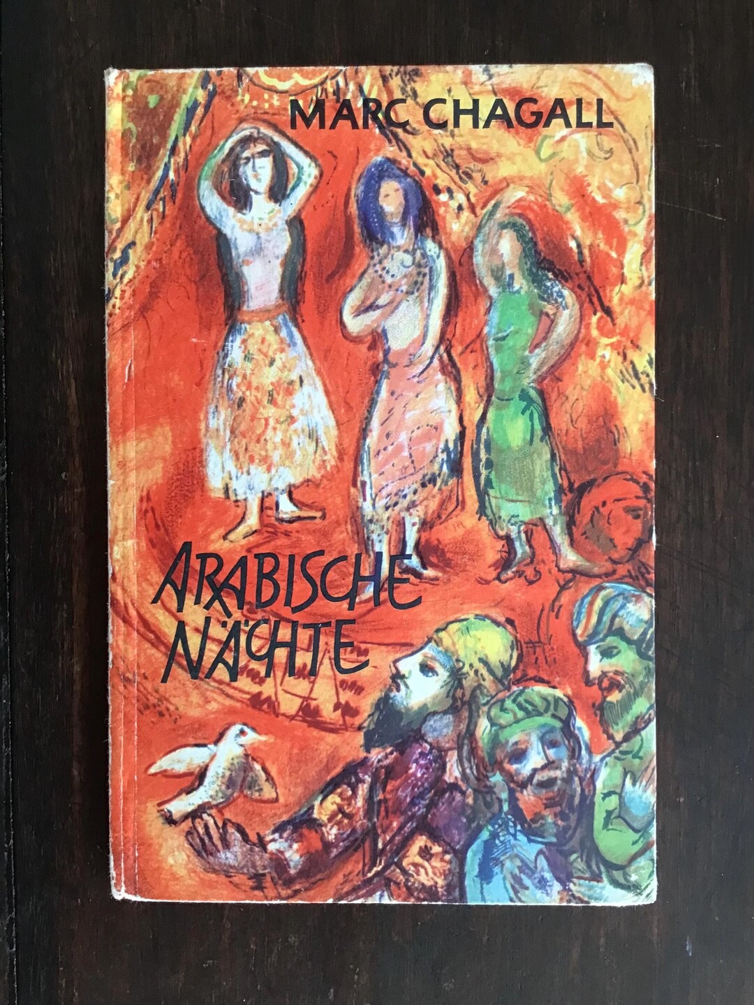 Marc Chagall Vintage Book, Arabian Nights, German, 1966, R. Piper ...