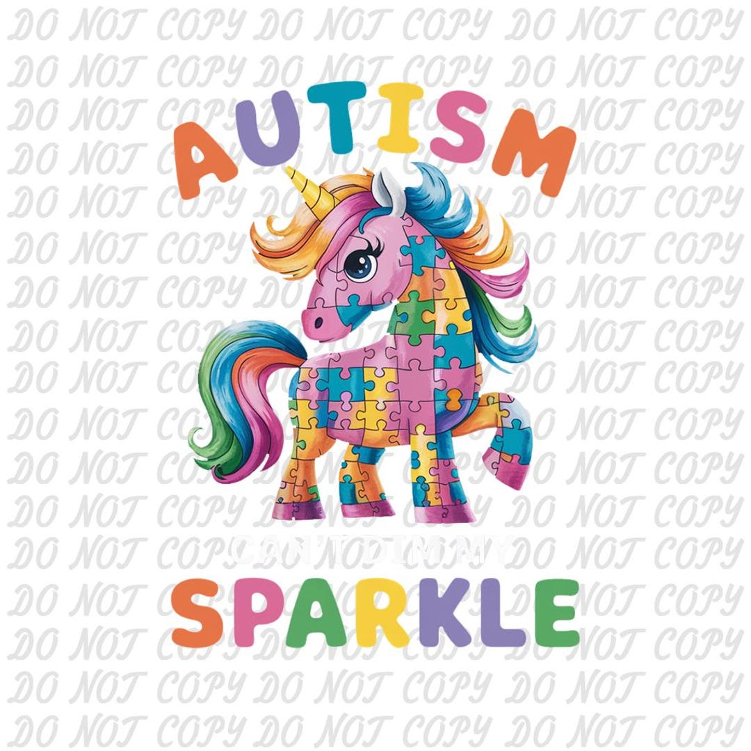 Autism Au-some Unicorn Png Sublimation Design Download, Autism ...