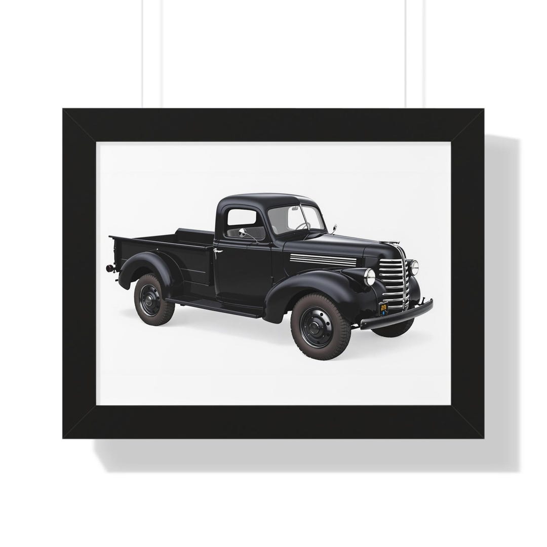 1939 GMC AF230 Classic Car Poster, Framed Print Wall Art, Man Cave ...