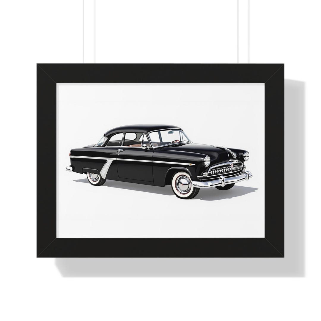1953 Nash Rambler Classic Car Poster, Framed Print Wall Art, Man Cave ...