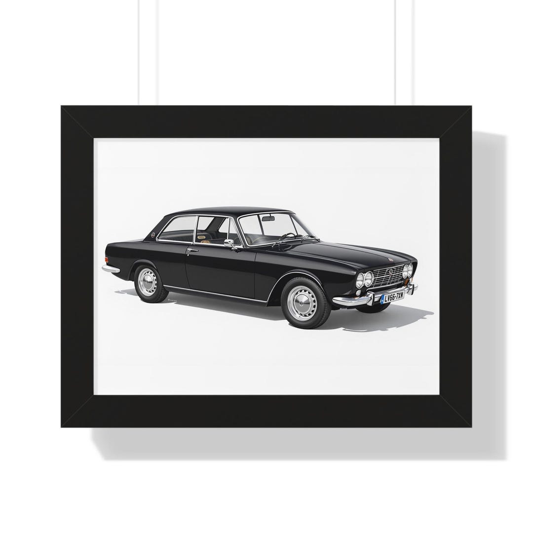 1968 Omega Omega Classic Car Poster, Framed Print Wall Art, Man Cave ...