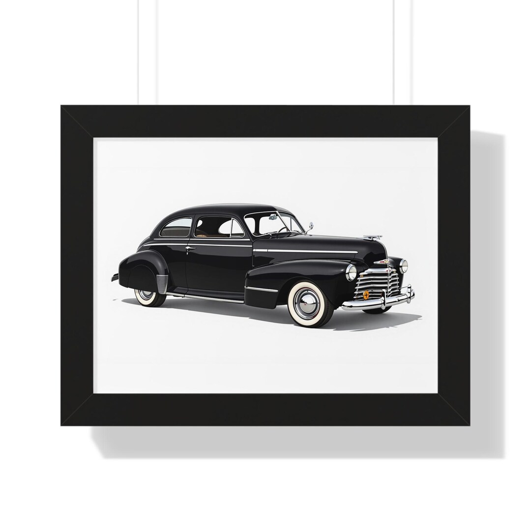 1942 Chevrolet Fleetline Classic Car Poster, Framed Print Wall Art, Man Cave & Garage Decor - Etsy