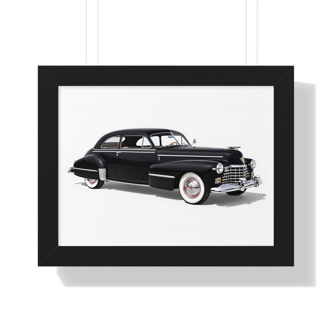 1942 Cadillac Series 60 Classic Car Poster, Framed Print Wall Art, Man ...