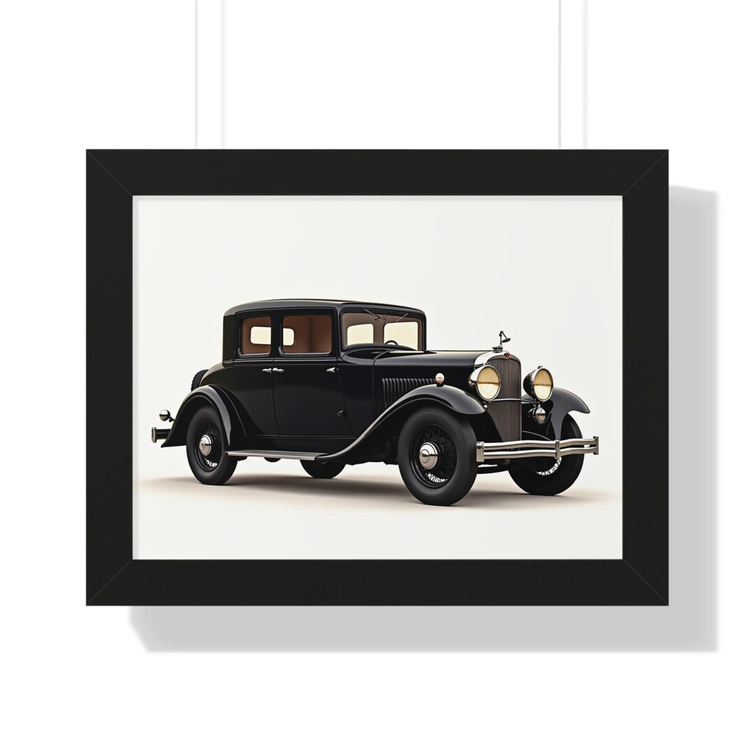 1931 Nash Series 890 Classic Car Poster, Framed Print Wall Art, Man ...