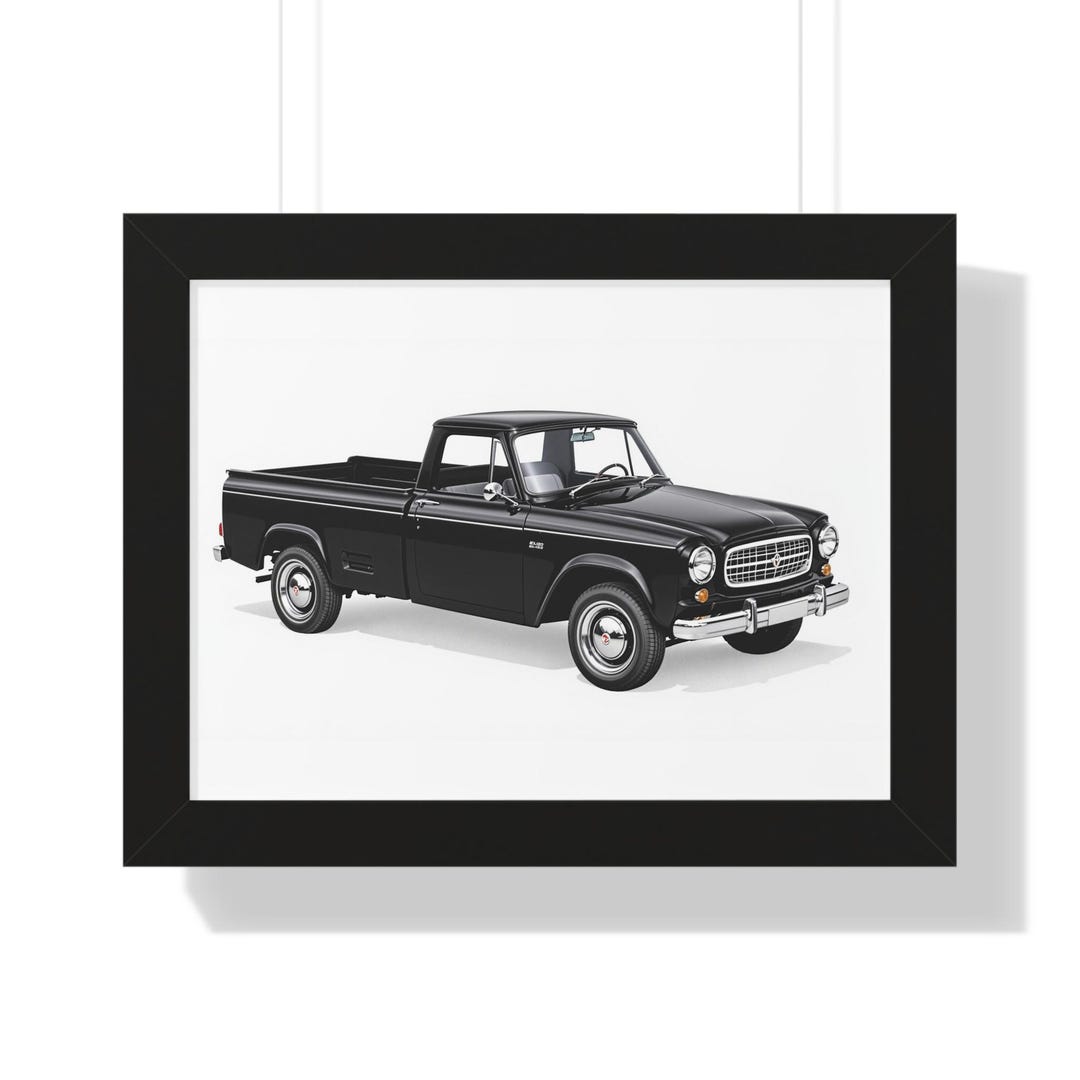 1964 Studebaker 8E12D Classic Car Poster, Framed Print Wall Art, Man ...