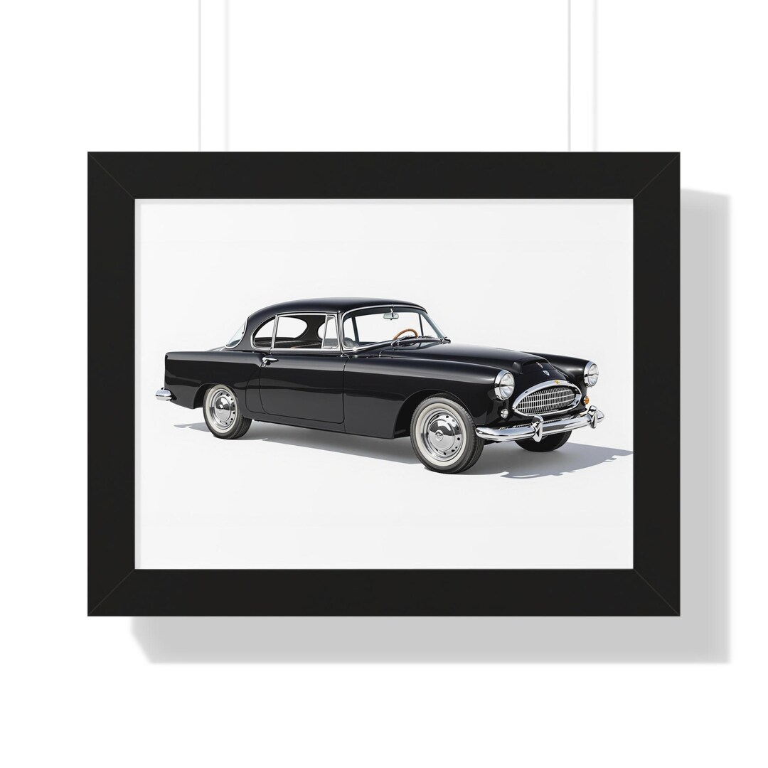 1958 Berkeley 328 Classic Car Poster, Framed Print Wall Art, Man Cave ...