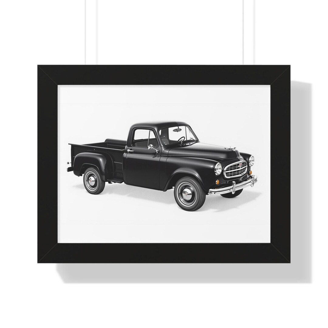 1955 Studebaker E5 Classic Car Poster, Framed Print Wall Art, Man Cave ...