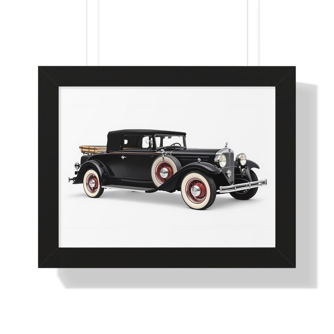 1931 Studebaker President Model 90 Classic Car Poster, Framed Print ...