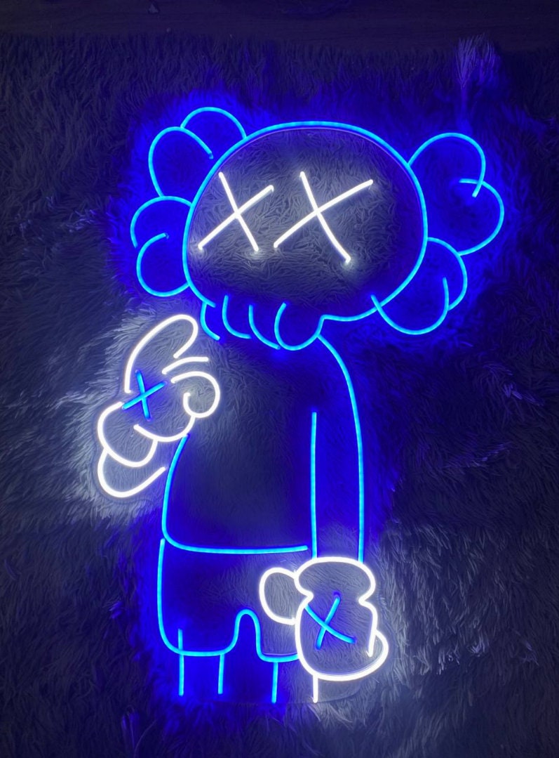 Néon Kaws - Etsy