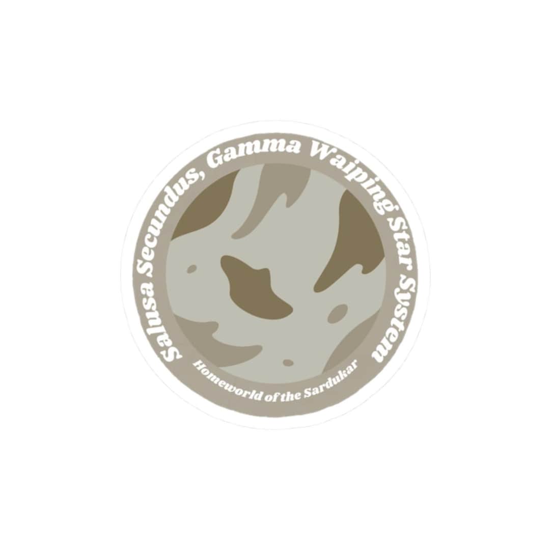 Dune Salusa Secundus Stickers, Dune Book Sticker, Dune Fan Deco, Sci-fi ...