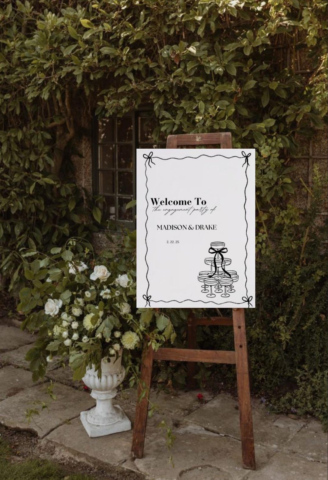 Wedding Welcome Sign. Engagement Party Welcome Sign. Wedding Sign ...