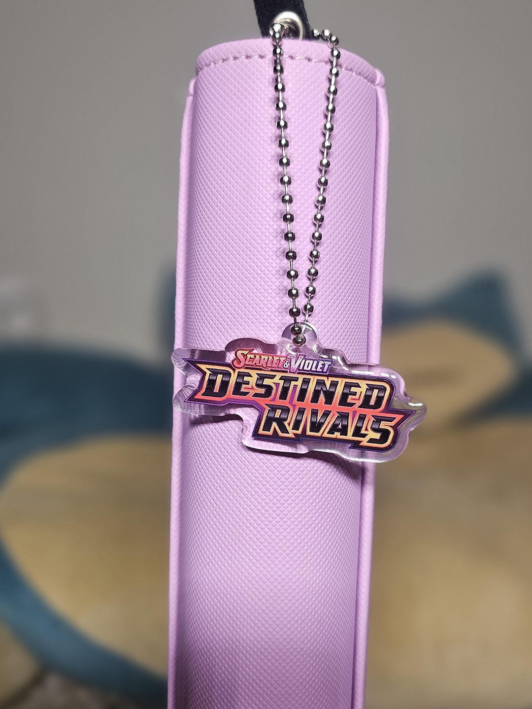 Pokemon - Destined Rivals - Binder Keychain - Etsy