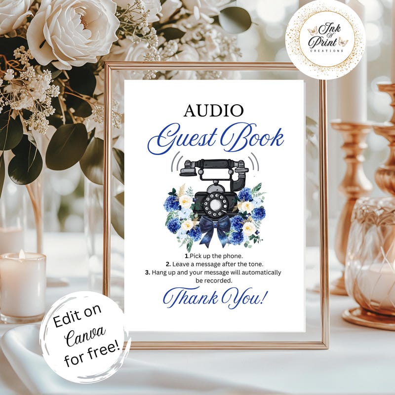 Audio Guestbook Sign - Etsy
