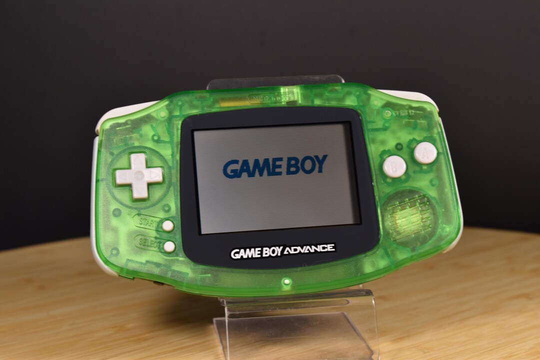 Gameboy Advance Clear Green - New Shell & Buttons - Fully Cleaned ...