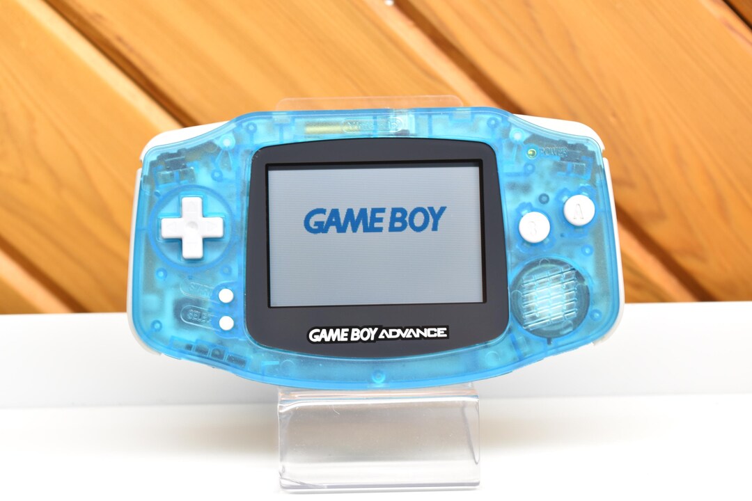 Gameboy Advance Clear Blue Reshelled, Cleaned and Tested GBA - Etsy