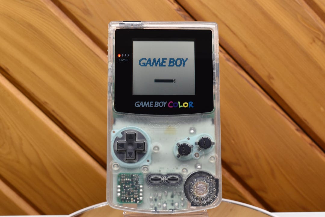 Gameboy Color Clear Original Cleaned and Tested GBC - Etsy