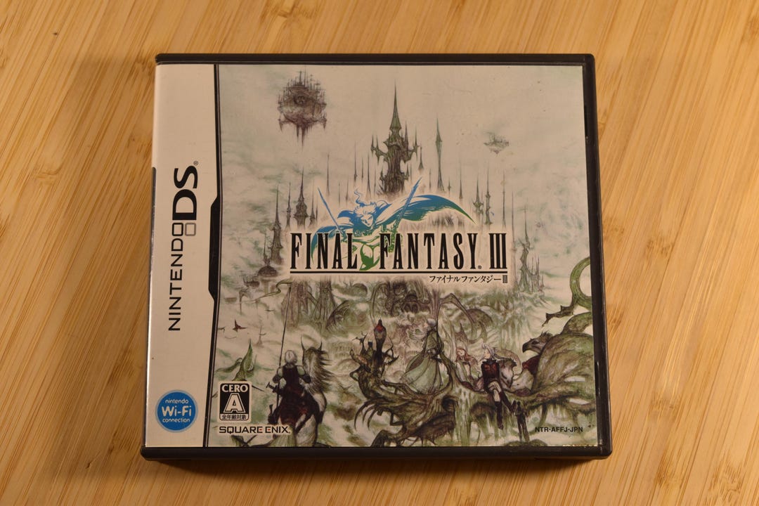 Final Fantasy 3 Nintendo DS Japanese Tested Working - Etsy