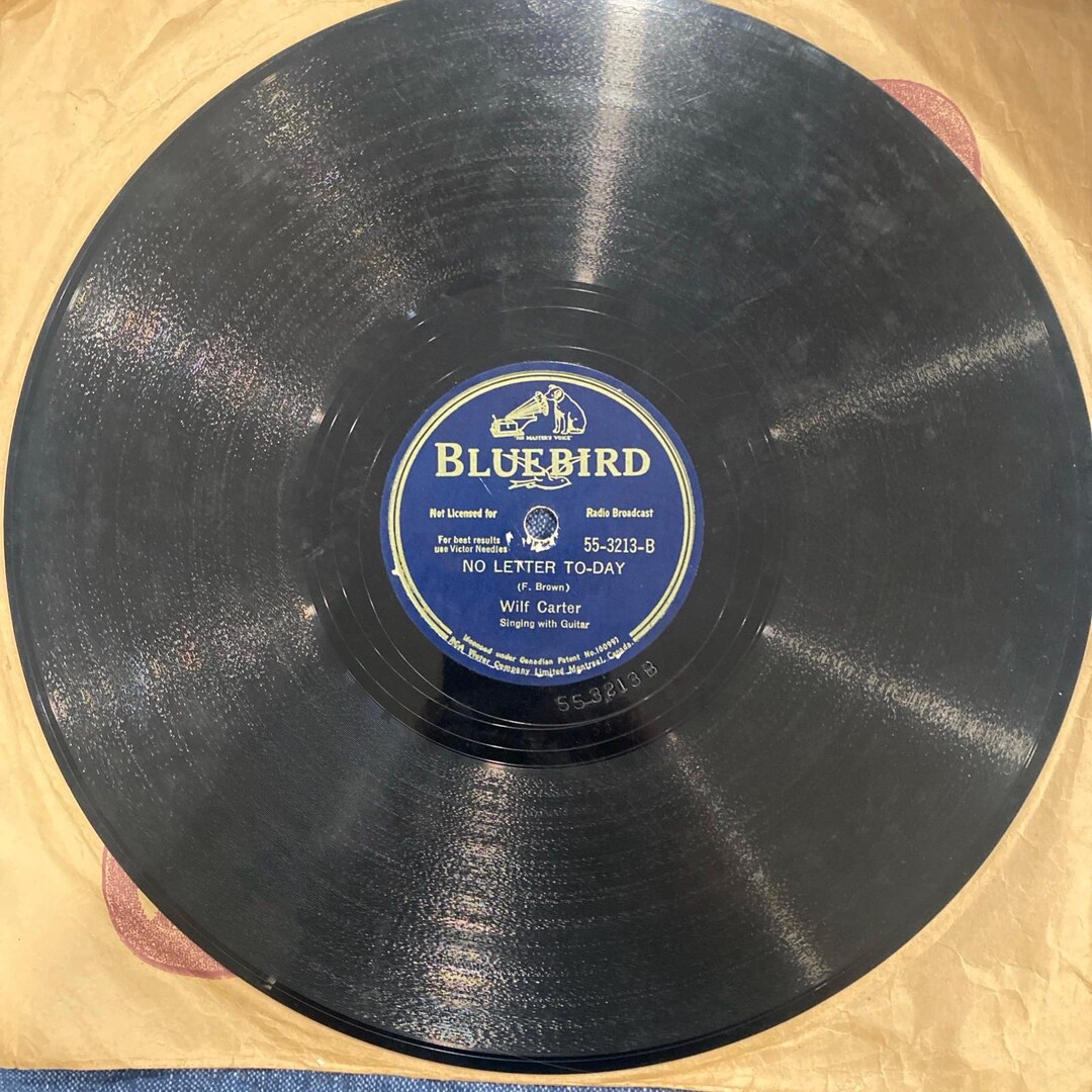 Bluebird Wilf Carter No Letter To-day / Dreaming of My Blue Eyes RCA ...