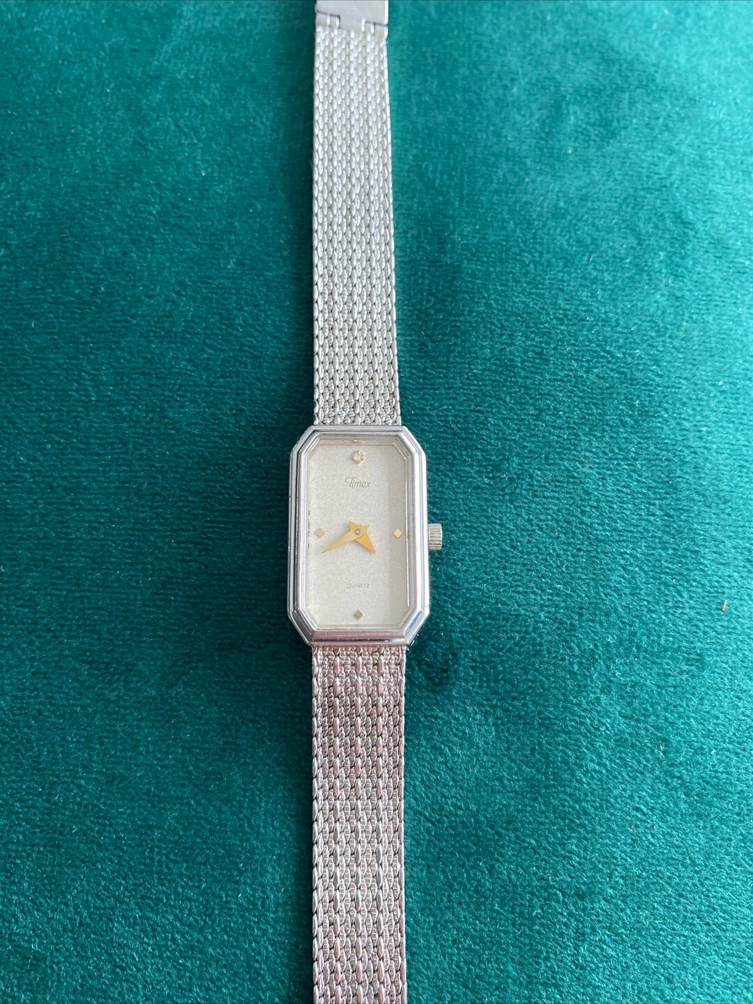 Vintage Timex Stainless Steel Watch - Etsy