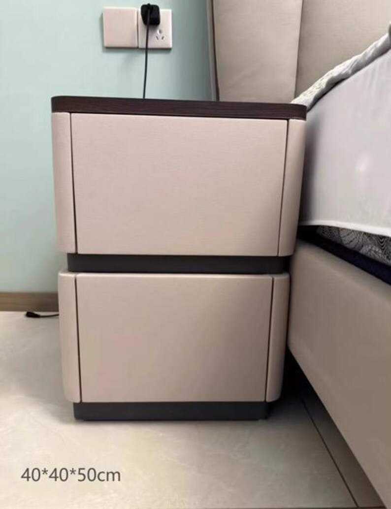 Modern Minimalistic Smart Nightstand Bedside, With Sensor Light ...