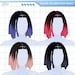 Vroid Hair Preset | Gradient Locs Hairstyle With Physics | Vroid Studio ...