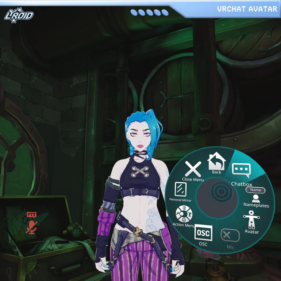 Jinx Pre-made 3D Vroid VRM Model | Vrchat Avatar | 3D Vtuber Model ...