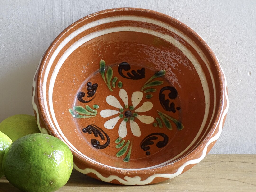 Vintage French Pottery Bowl From Soufflenheim, Alsace Ceramic Dish ...