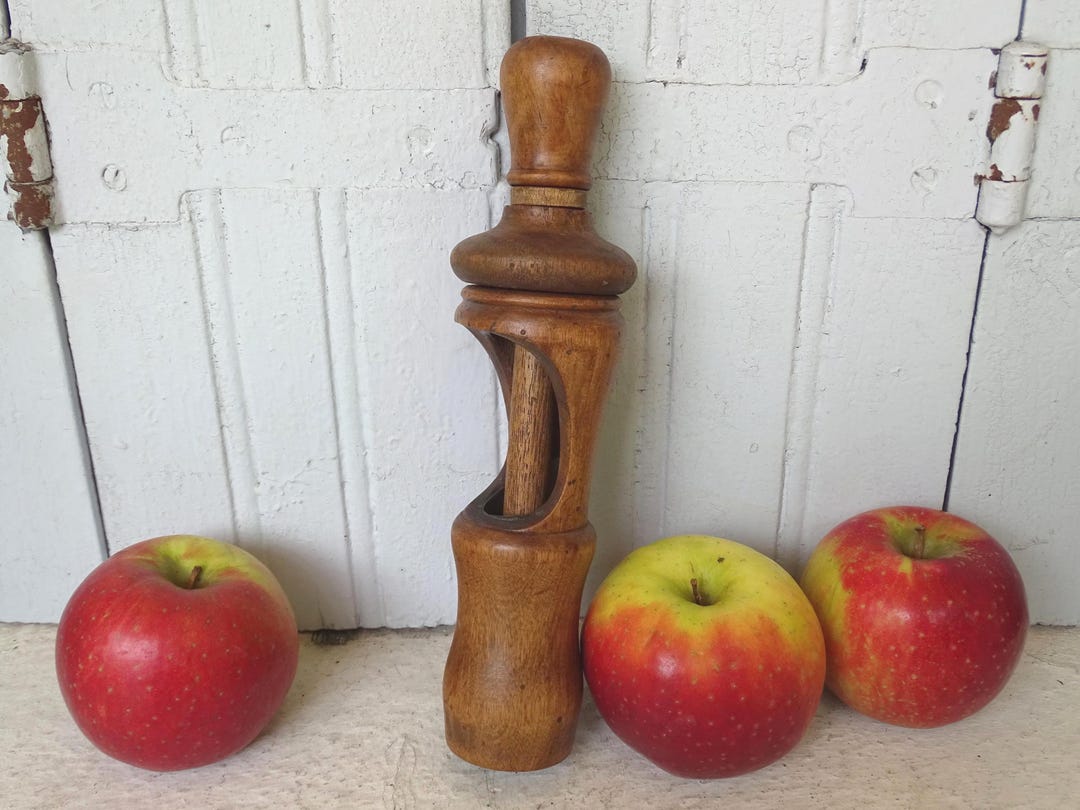 10" French Antique Cork Pusher, Wooden Cork Inserter or Plunger ...