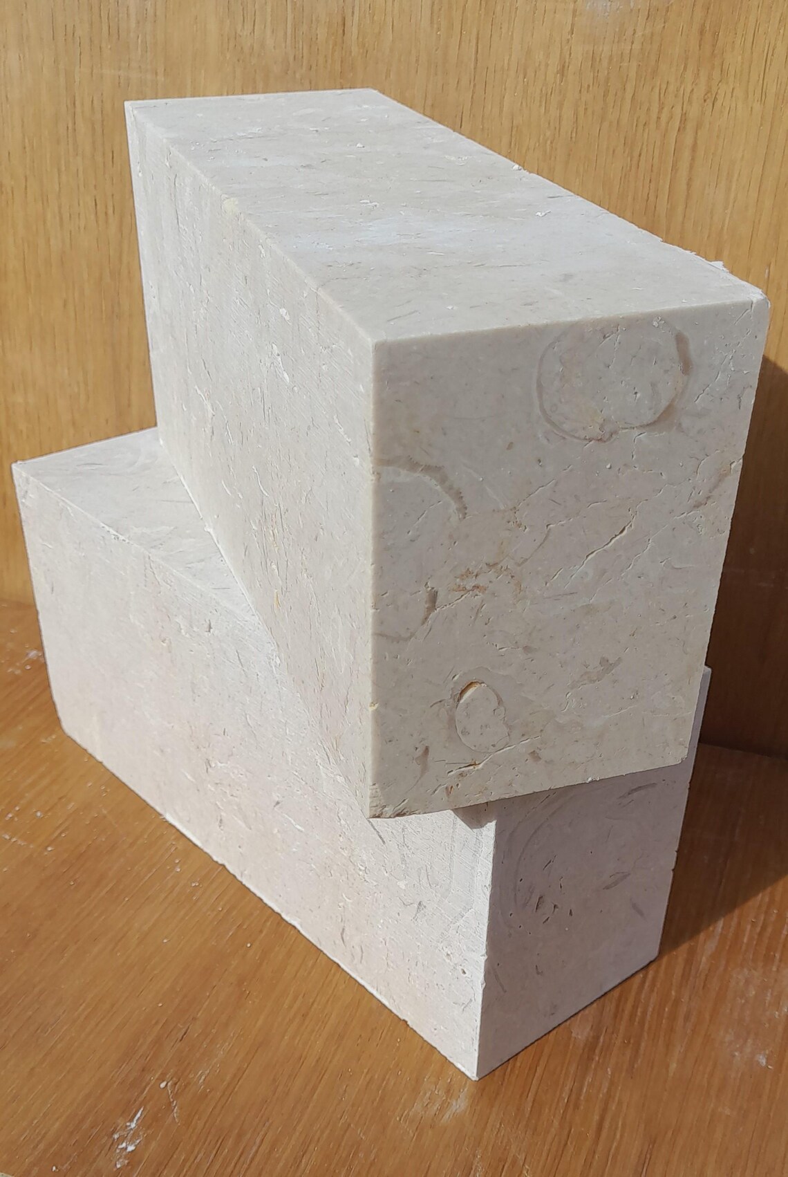 Hard Limestone Bricks (10 Pieces) - Natural Stone Carbon Free - Etsy UK