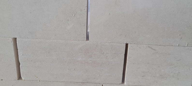 White Cristal Limestone Bricks - Natural Stone Carbon Free - Etsy